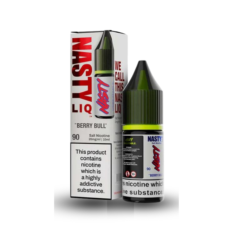 Berry Bull Nic Salt E-liquid by Nasty | Vape Direct